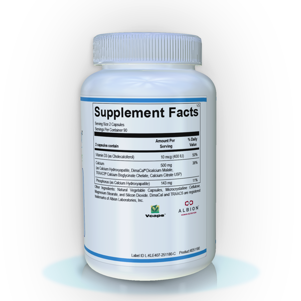 Chelated Calcium - 180 Capsules – Stages of Life Vitamins